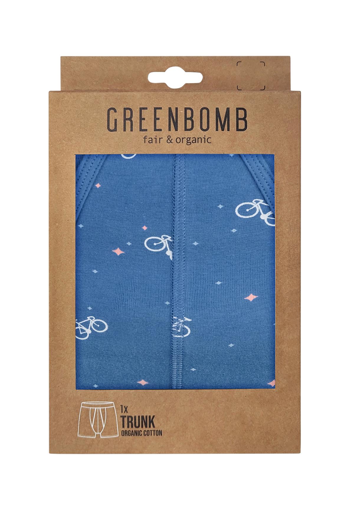 Boxerky Bike Blue - Green Butik