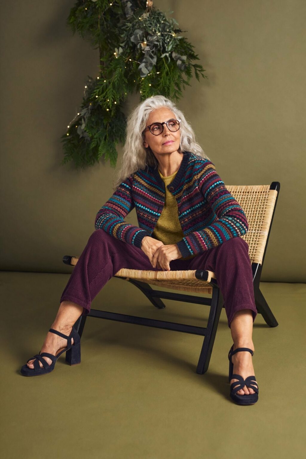 Kardigán Percella Cove Star Grape - Green Butik