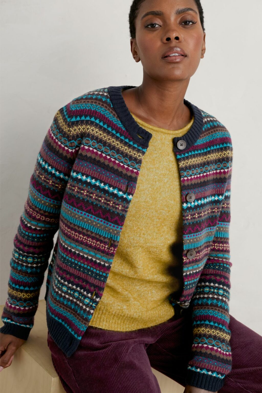 Kardigán Percella Cove Star Grape - Green Butik