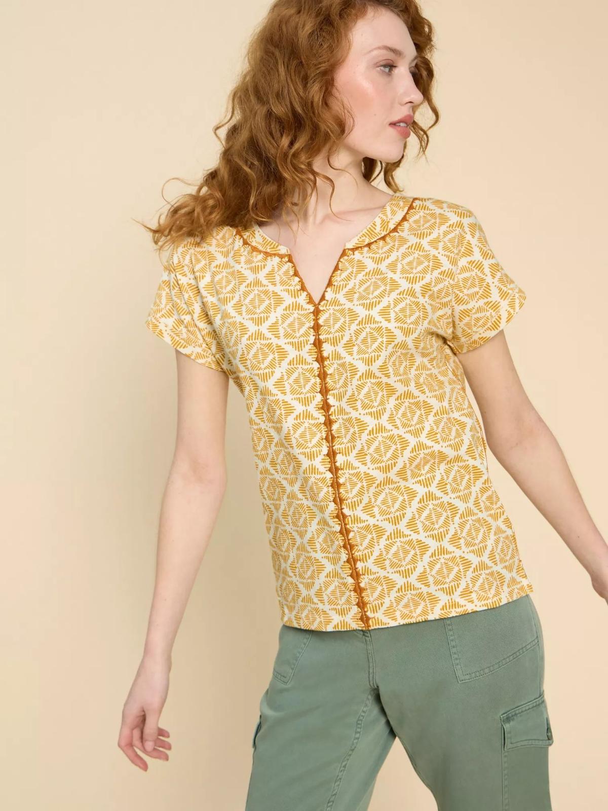 Top Nelly Yellow - Green Butik