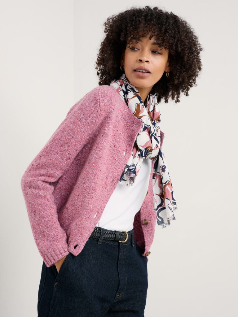 Šatka New Everyday Bloom Toffee - Green Butik