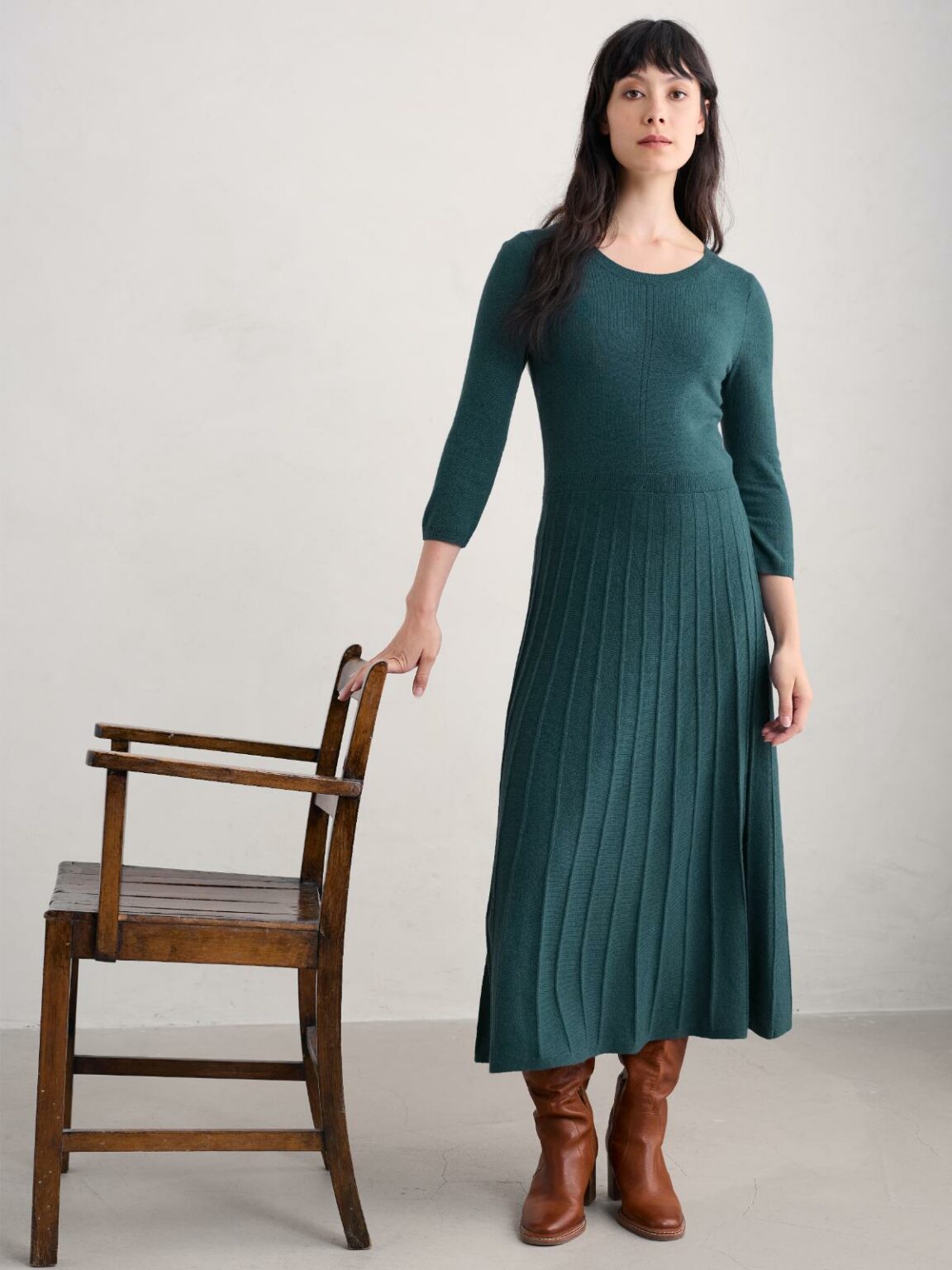 Šaty Folk Song Jade - Green Butik